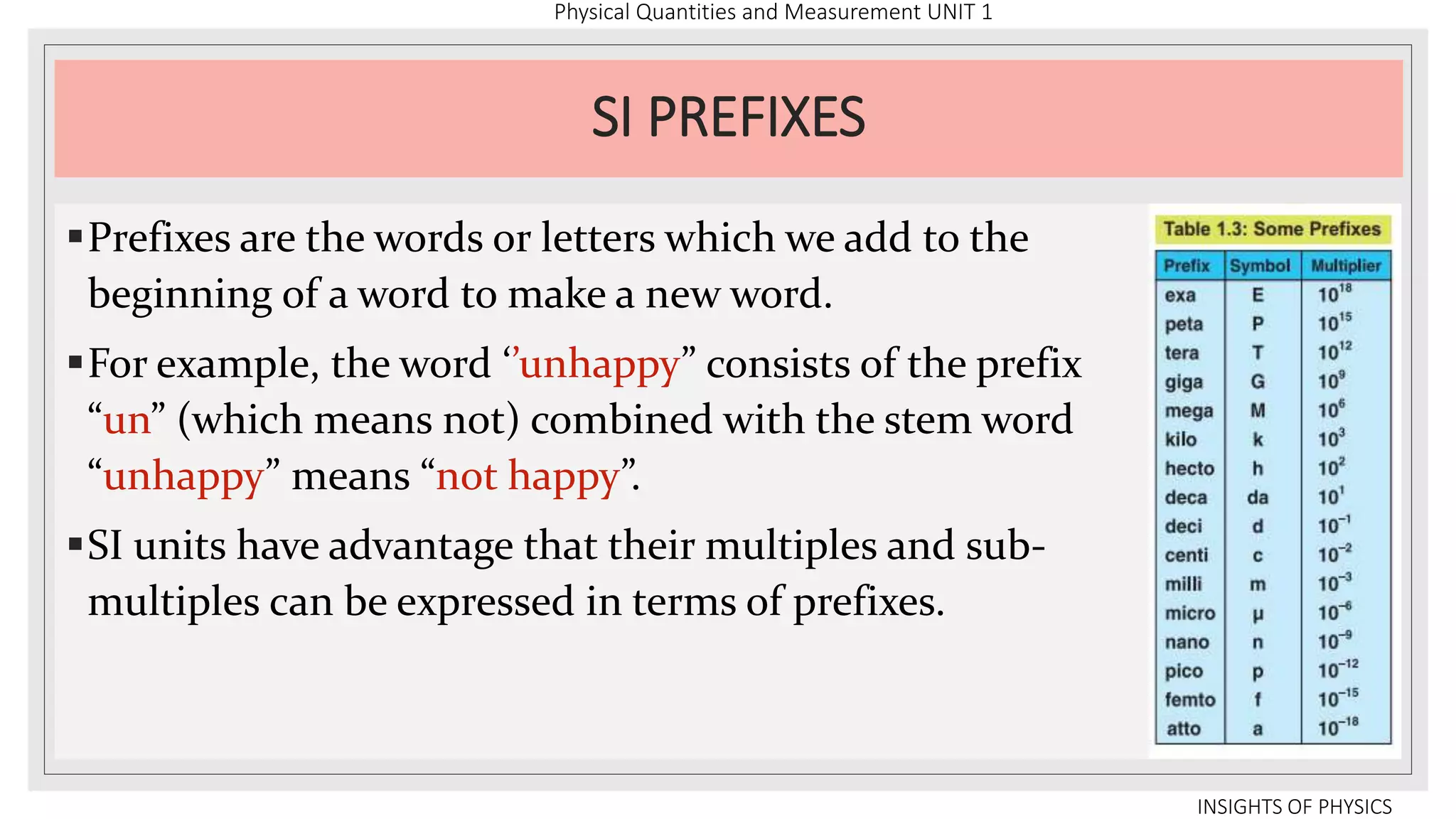 Physical quantities and measurement | PPTX