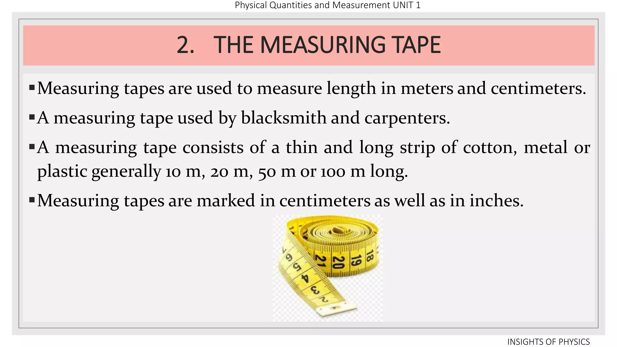 Physical quantities and measurement | PPTX