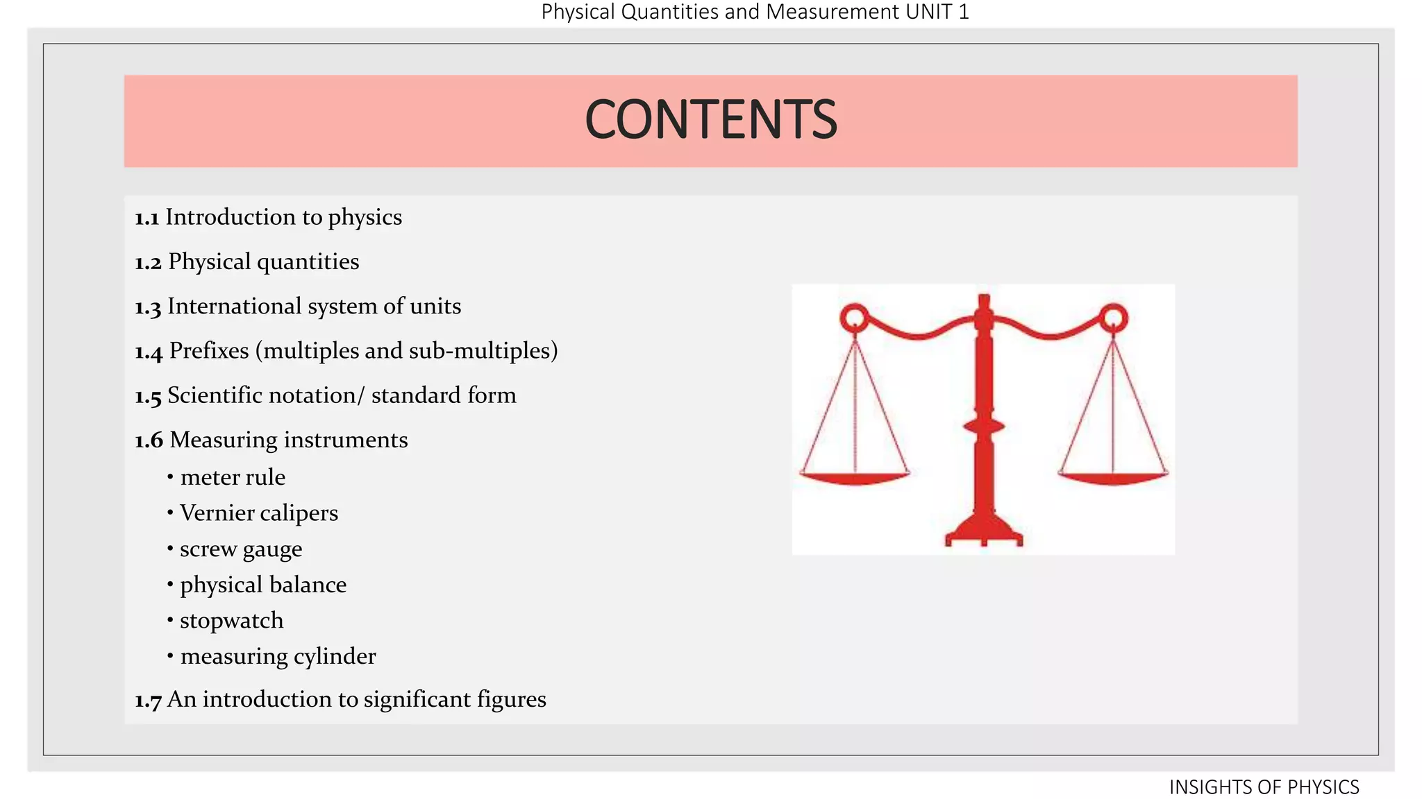 Physical quantities and measurement | PPTX