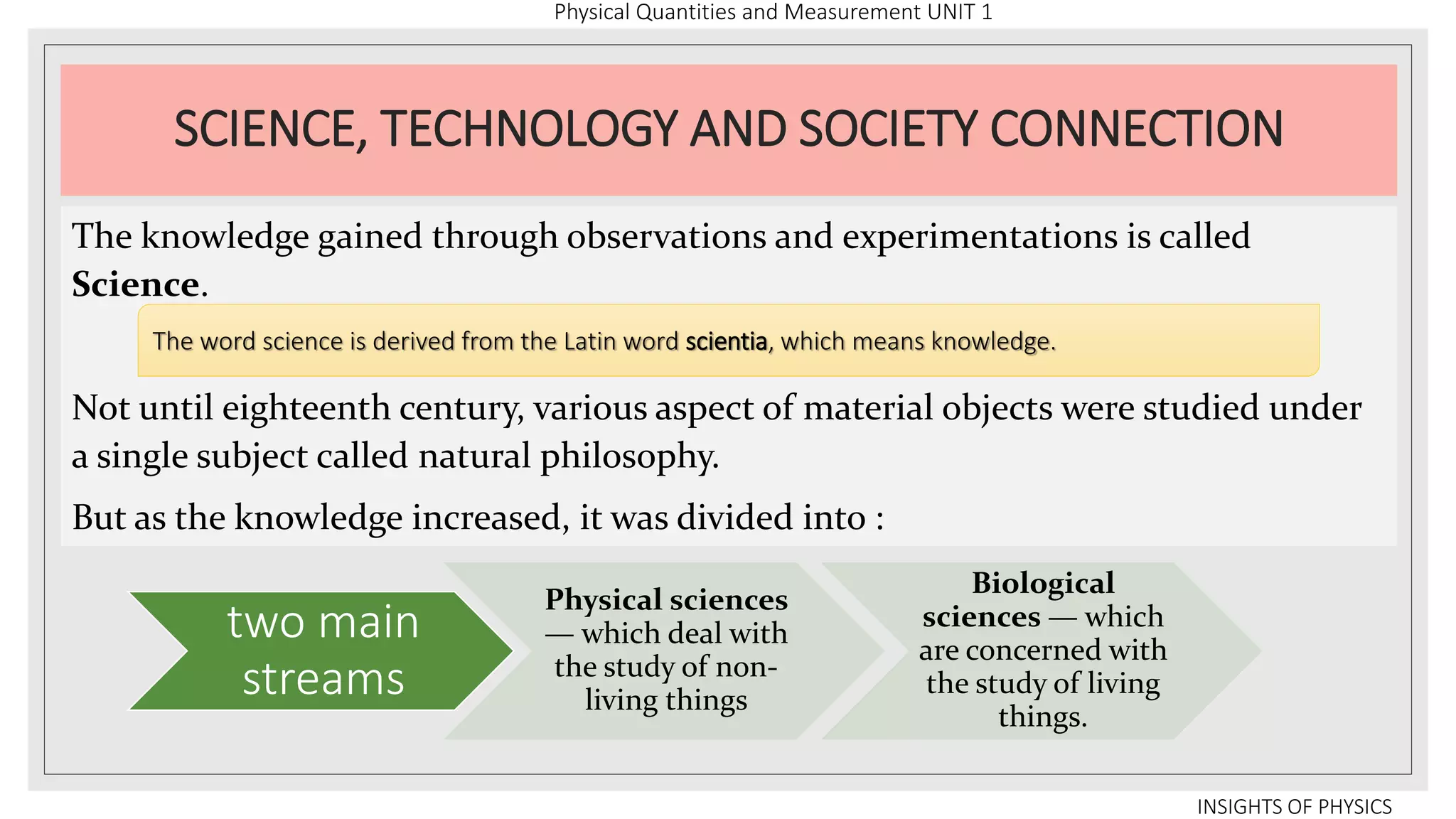 Physical quantities and measurement | PPTX