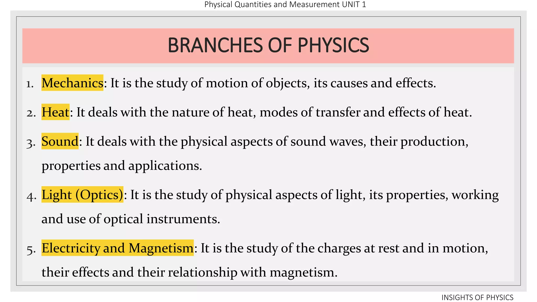 Physical quantities and measurement | PPTX