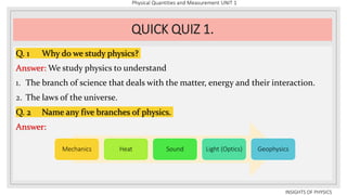 Physical quantities and measurement | PPTX