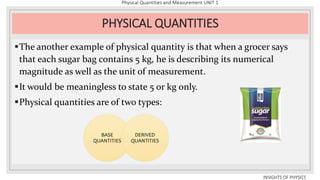 Physical quantities and measurement | PPTX
