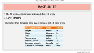 Physical quantities and measurement | PPTX