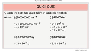 Physical quantities and measurement | PPTX