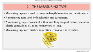 Physical quantities and measurement | PPTX