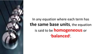 Physical quantities and units pps | PPSX