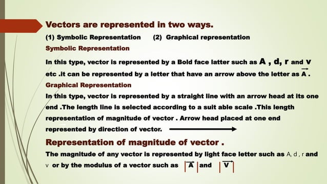 Physical quantities and vector representation | PPTX | Physics | Science