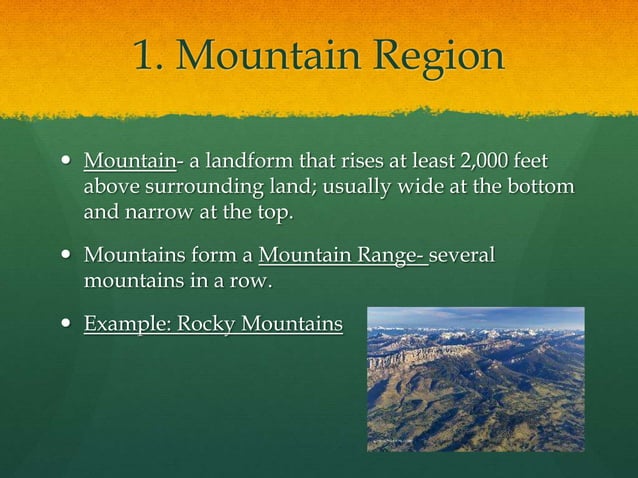 Physical Regions and Landforms | PPTX | Geography | Science
