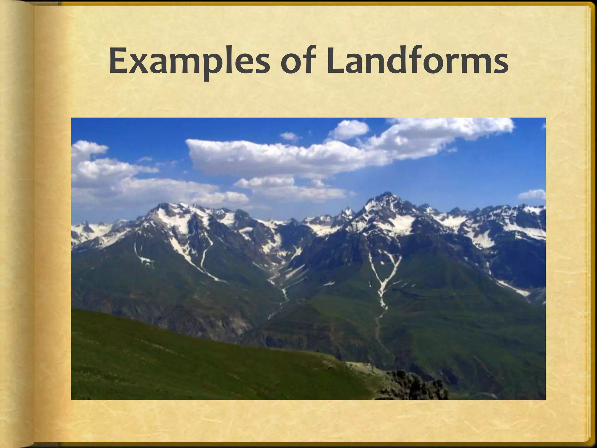 Physical regions and landforms | PPTX