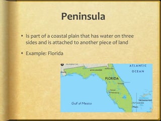 Physical regions and landforms | PPTX