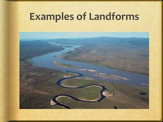 Physical regions and landforms | PPTX