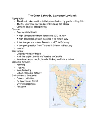 Physical regions of canada project | DOCX