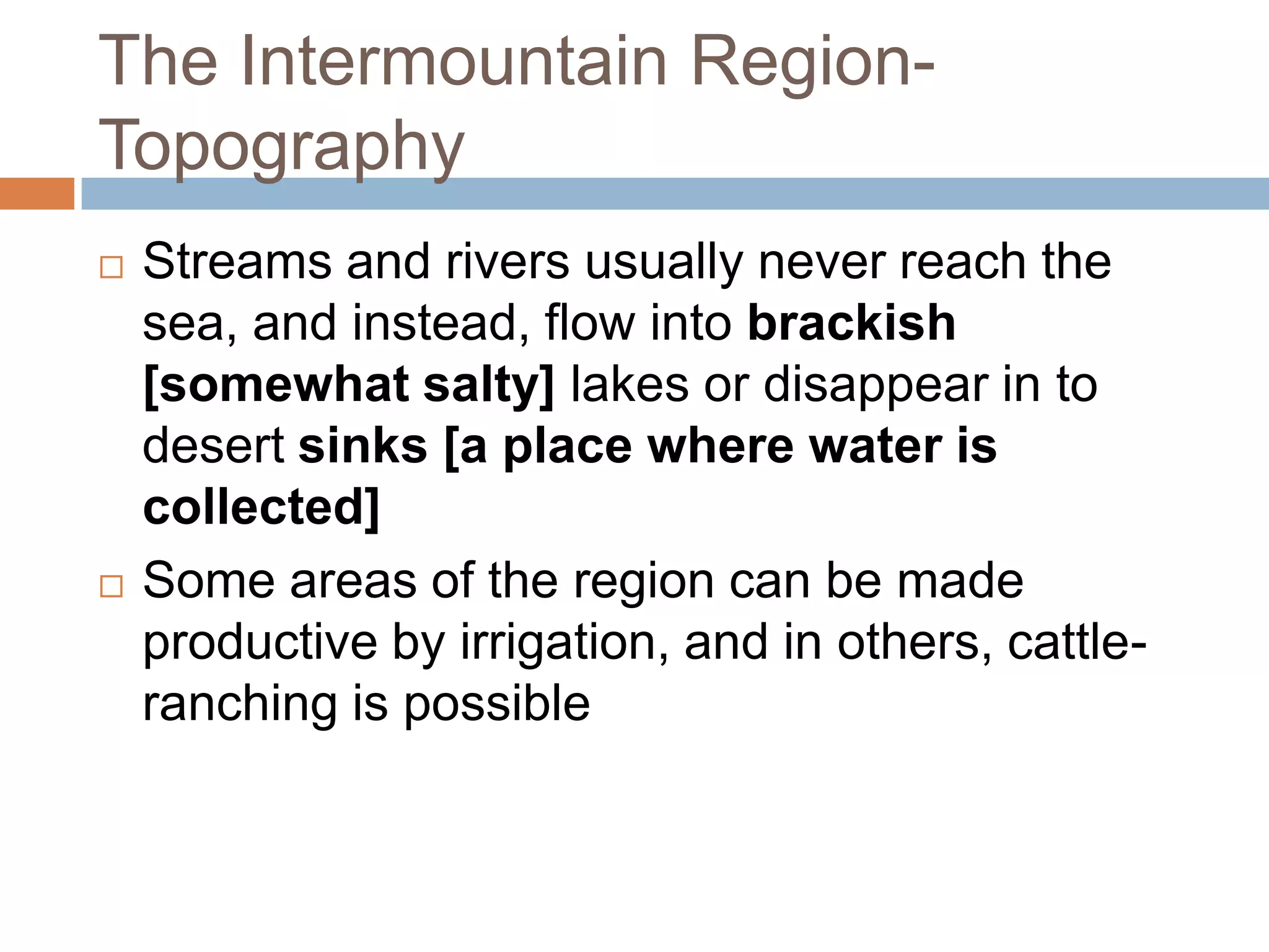 Physical regions of north america | PPTX