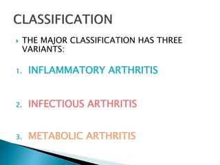 Physical rehabilitation in arthritis | PPTX