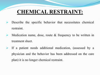 Physical restraint.pptx | First Aid | Injuries