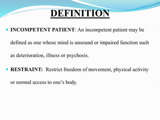 Physical restraint.pptx
