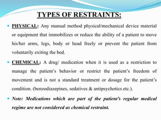 Physical restraint.pptx