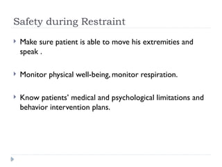 Physical Restraint medical project ^_^.pptx
