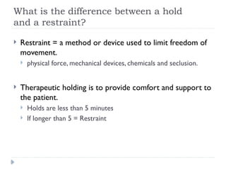 Physical Restraint medical project ^_^.pptx