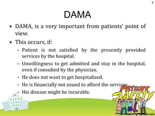 Patient safety and Risk Management in hospitals | PPTX