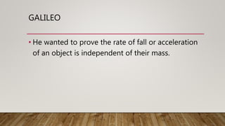 Aristotle vs Galileo | PPTX