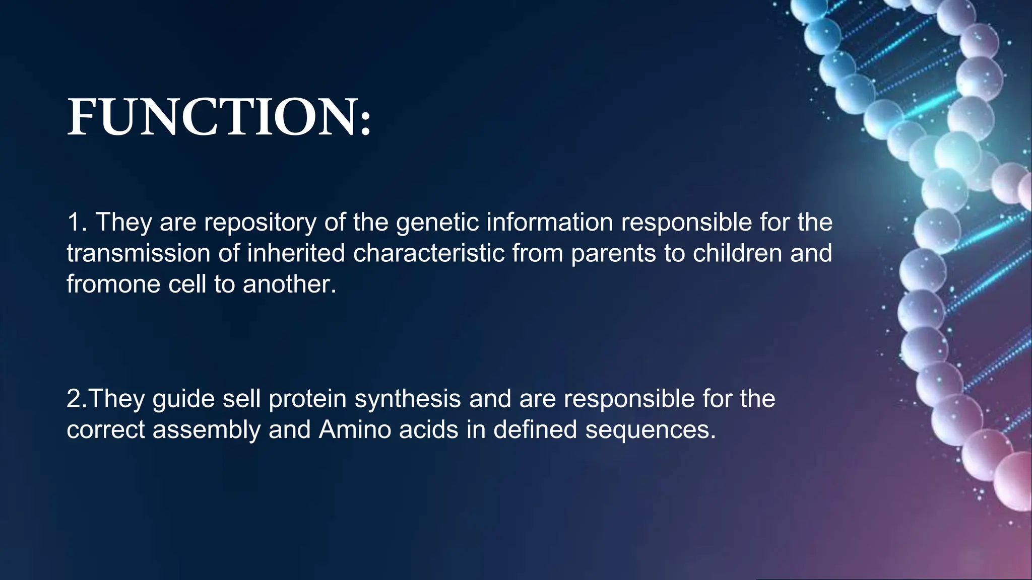 Nucleic Acid's informations , functions. | PPTX | Chemistry | Science