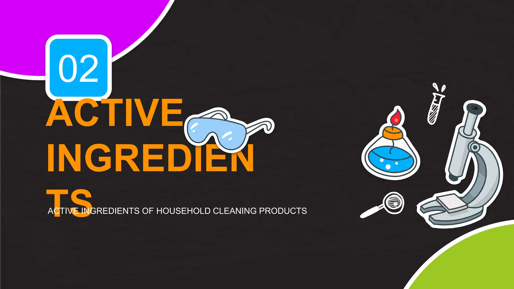 Physical Science - Active Ingredients of Household Cleaning Products.pptx