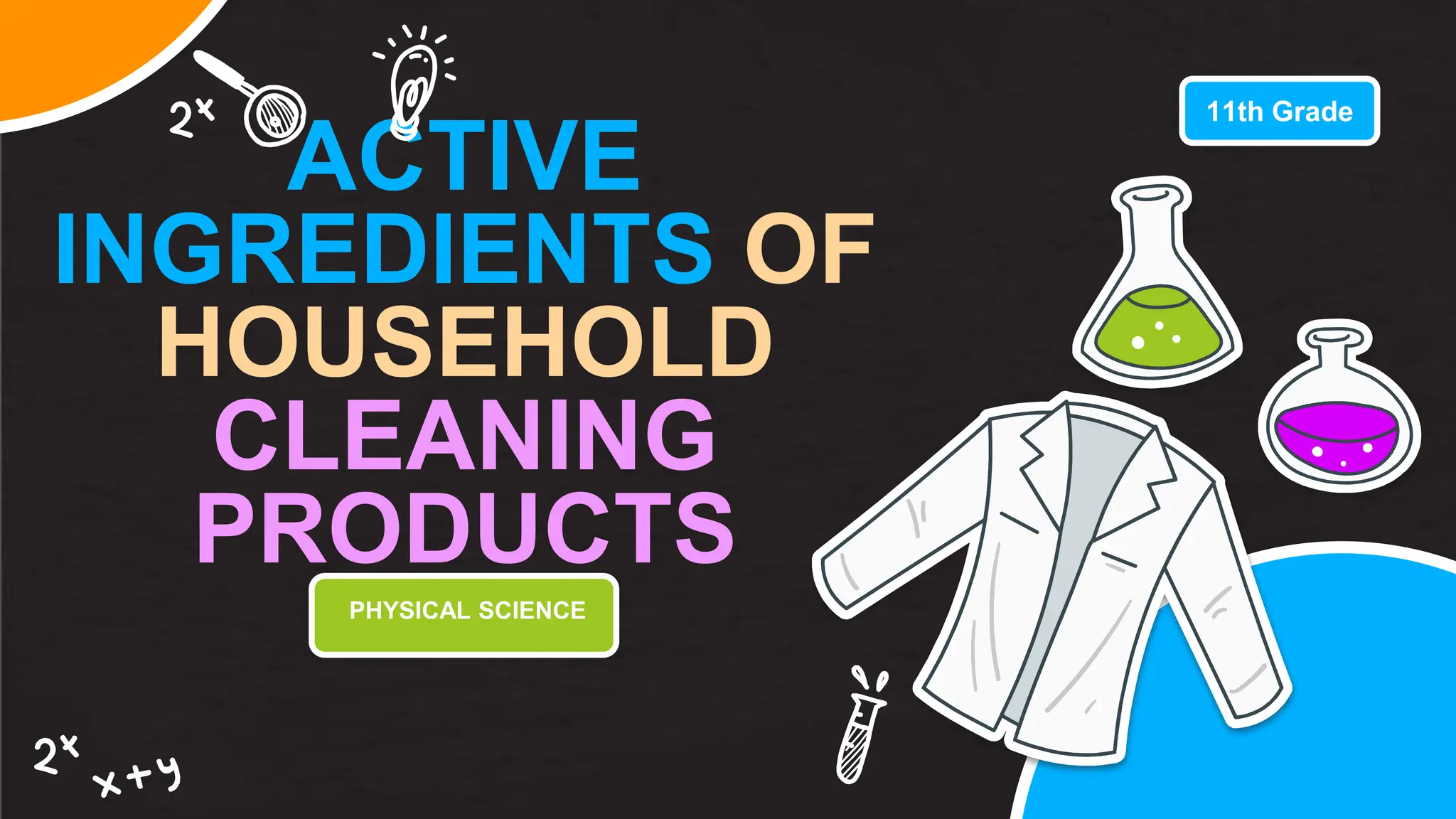 Physical Science - Active Ingredients of Household Cleaning Products.pptx
