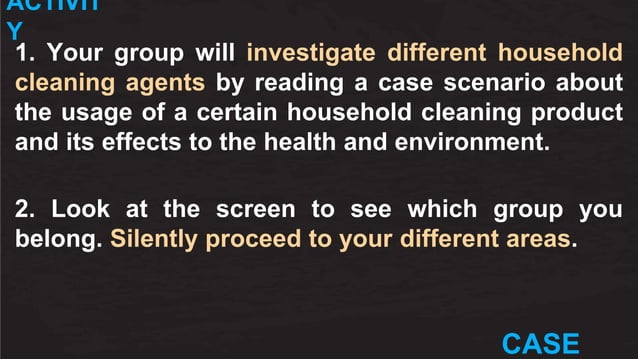 Physical Science - Active Ingredients of Household Cleaning Products.pptx