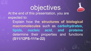 Physical Science - Biological Macromolecules.pptx