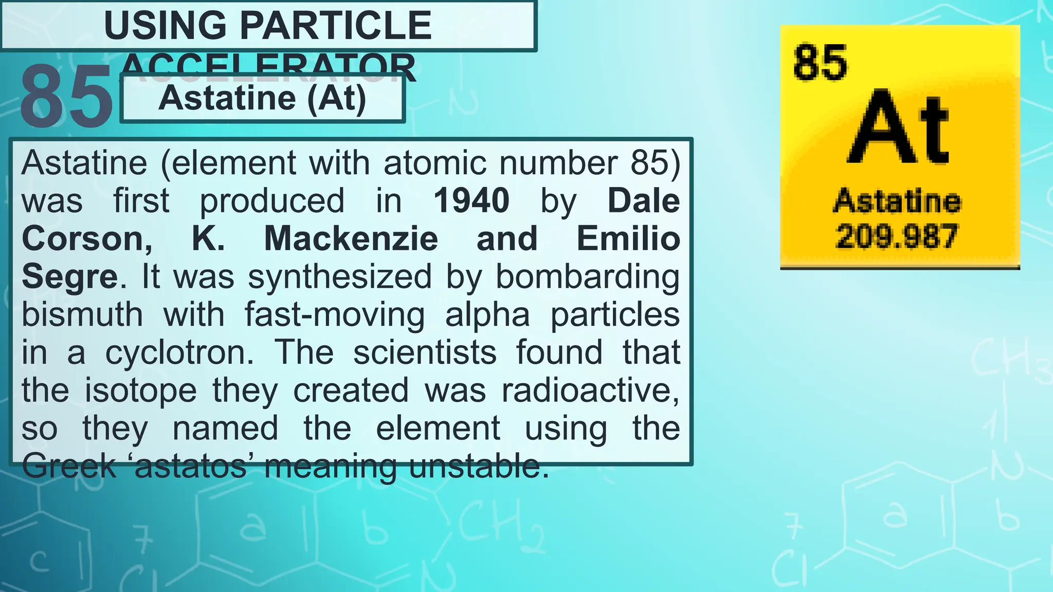 Physical Science - Concept of Atomic Number Led to the Synthesis of New ...