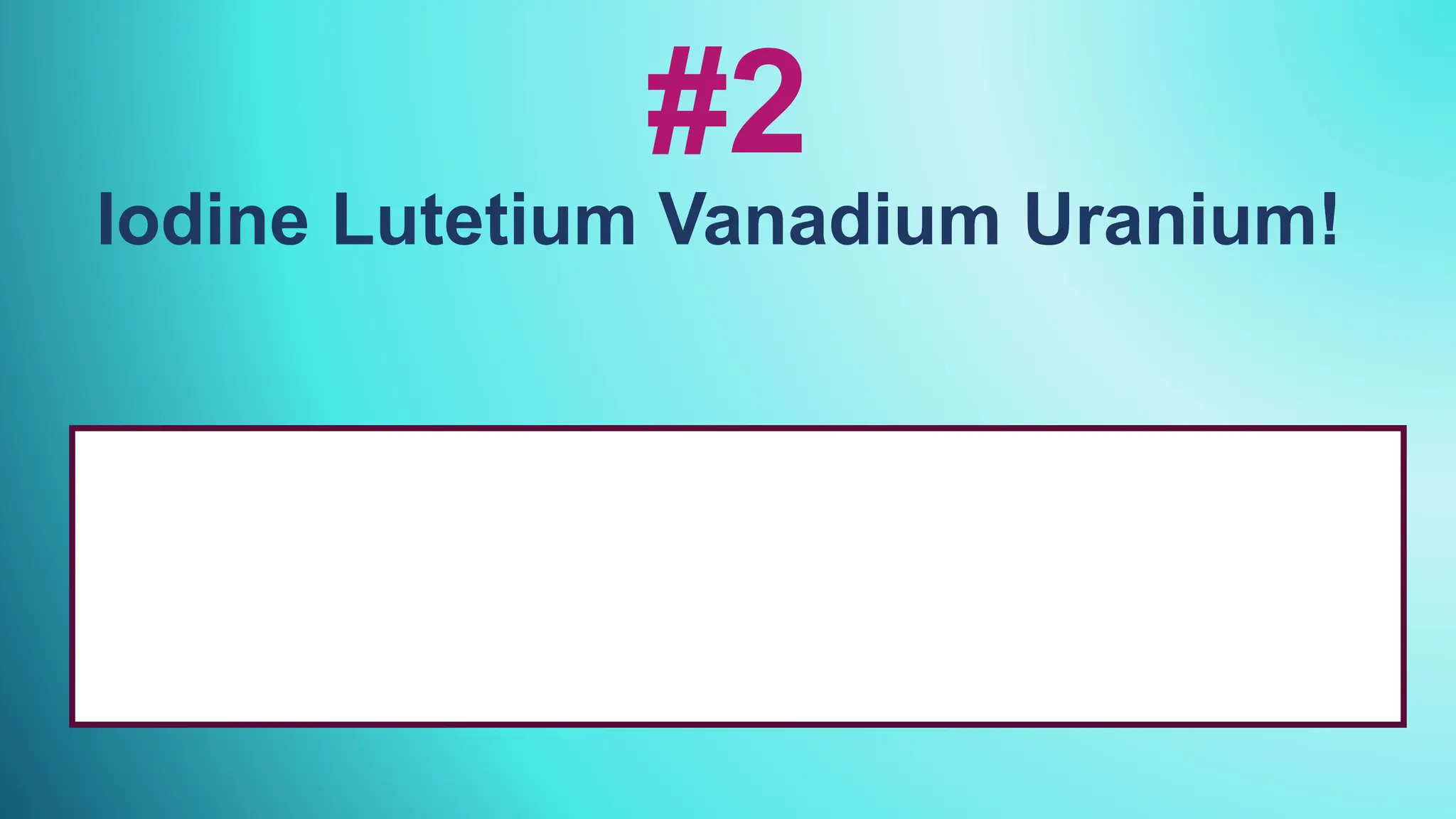 Physical Science - Concept of Atomic Number Led to the Synthesis of New Elements in the ...