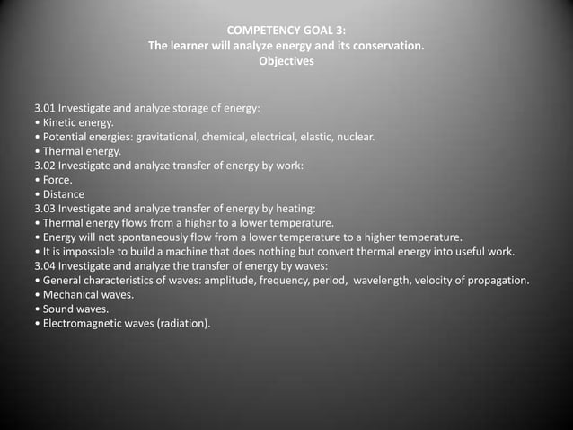 Physical science grades 9-12 scos | PPT