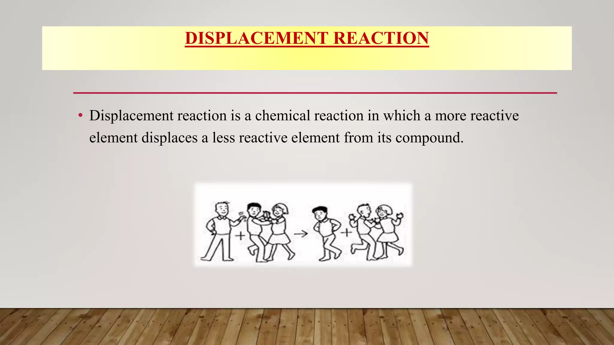Displacement and double displacement reaction | PPTX