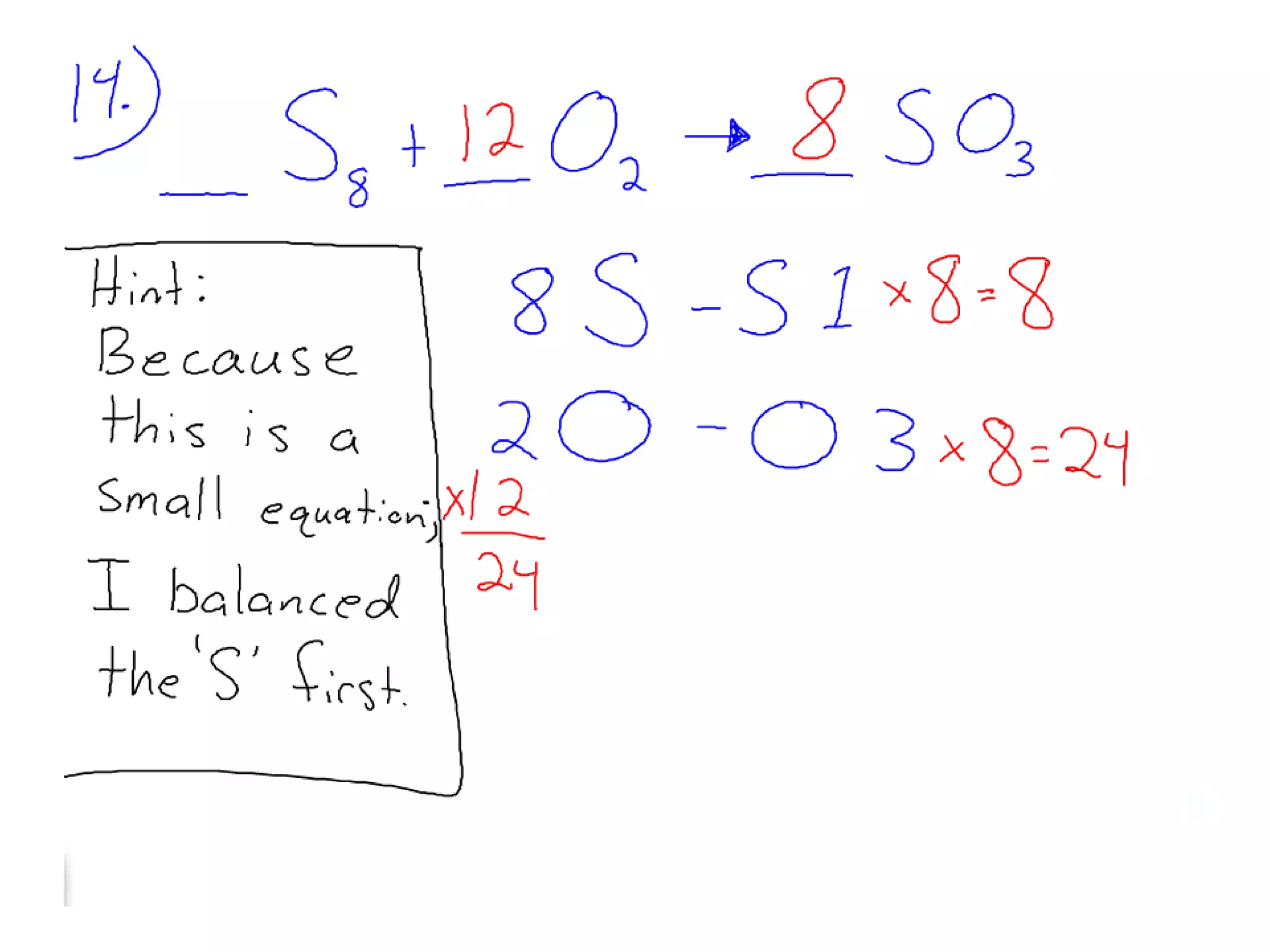 Physical Science 6th Balancing Equations | PPT