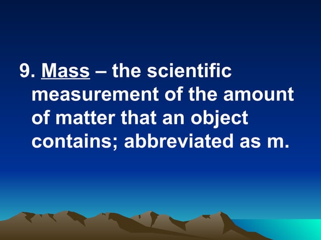 Physical Science Ch. 1 Vocab | PPT