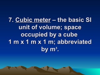 Physical Science Ch. 1 Vocab | PPT | Physics | Science