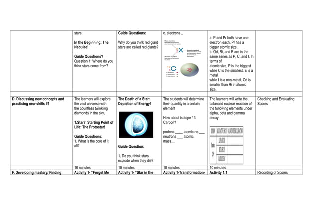 Physical Science Senior High School Week 1 Lesson Plan | DOC