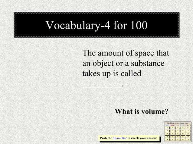 Physical science Game jeopardy | PPT