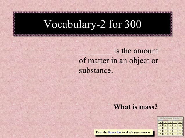 Physical science Game jeopardy | PPT