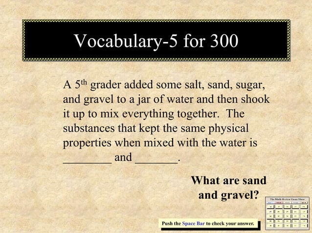 Physical science Game jeopardy1 | PPTX