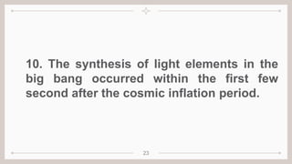formation of lights elements Physical Science | PPTX