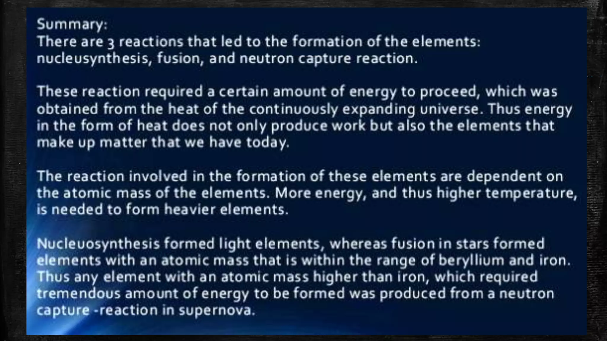 Formation of Elements in the Big Bang and Stellar Evolution | PPTX