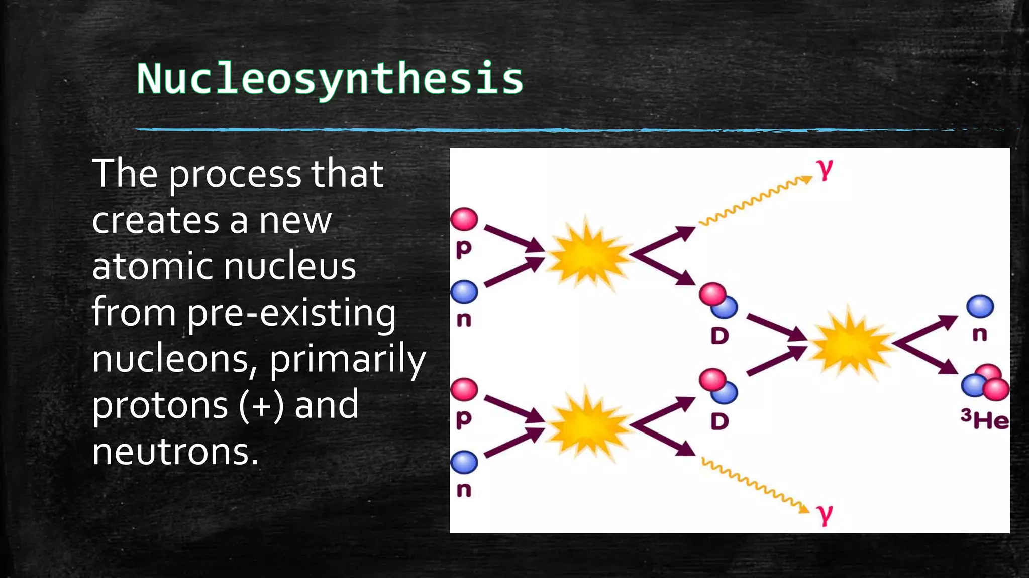 Formation of Elements in the Big Bang and Stellar Evolution | PPTX