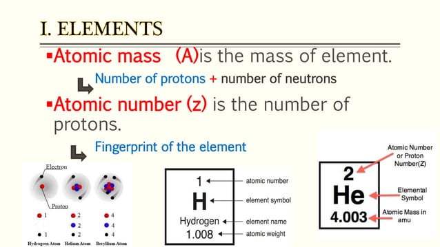 Elements and isotopes | PPTX