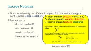 Elements and isotopes | PPTX
