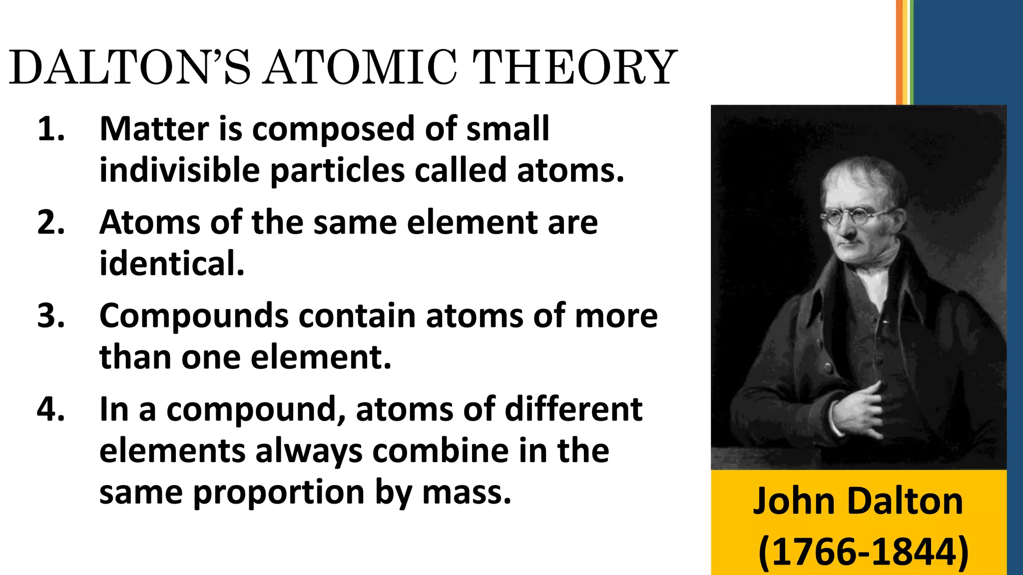 The emergence of ideas about the atom | PPTX