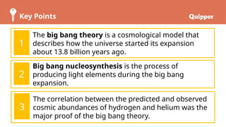 Physical Science SHS 1.1 The Big Bang Theory and the Formation of Light ...