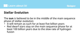 Physical Science SHS 1.2 Stellar Evolution and the Formation of Heavier ...